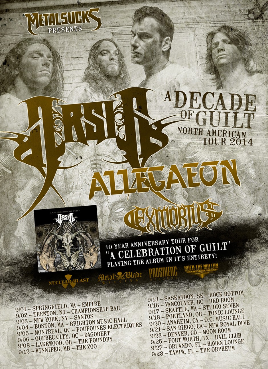 Exmortus Announces Fall North American Tour With Arsis, Allegaeon ...