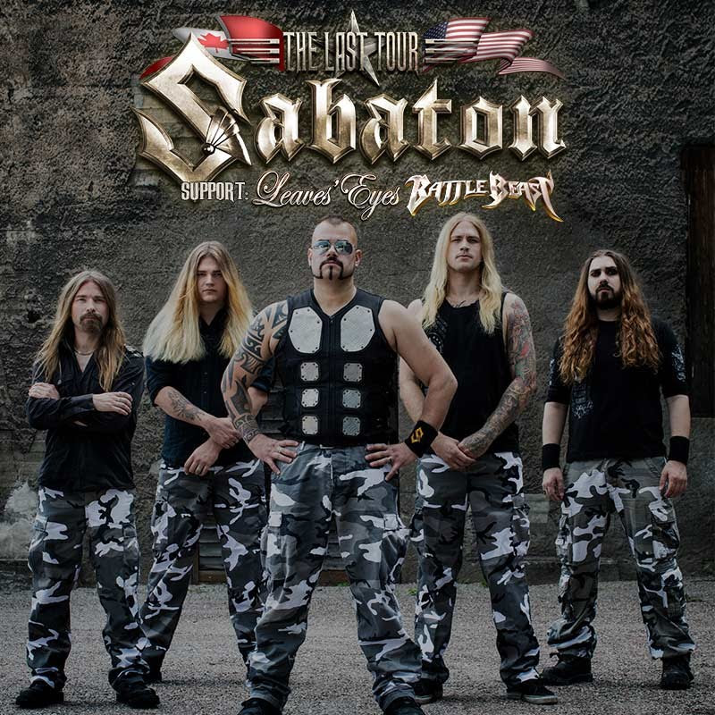 SABATON Reveals North American “The Last Tour” Teaser Video and Full ...