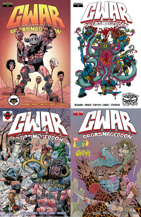 GWAR Invades Your Comic Shop June 7th; Signings and Exclusives ...