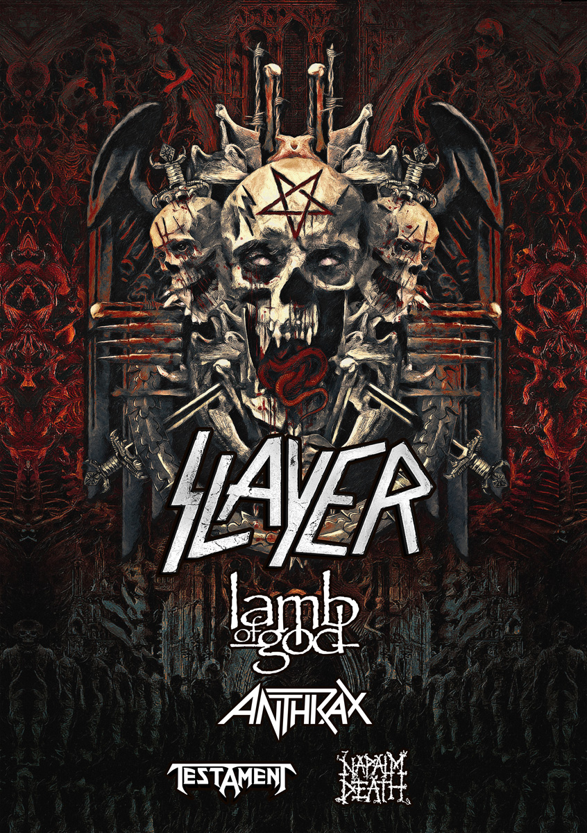 Slayer: 2nd North American Leg Announced (with Lamb of God, Anthrax ...